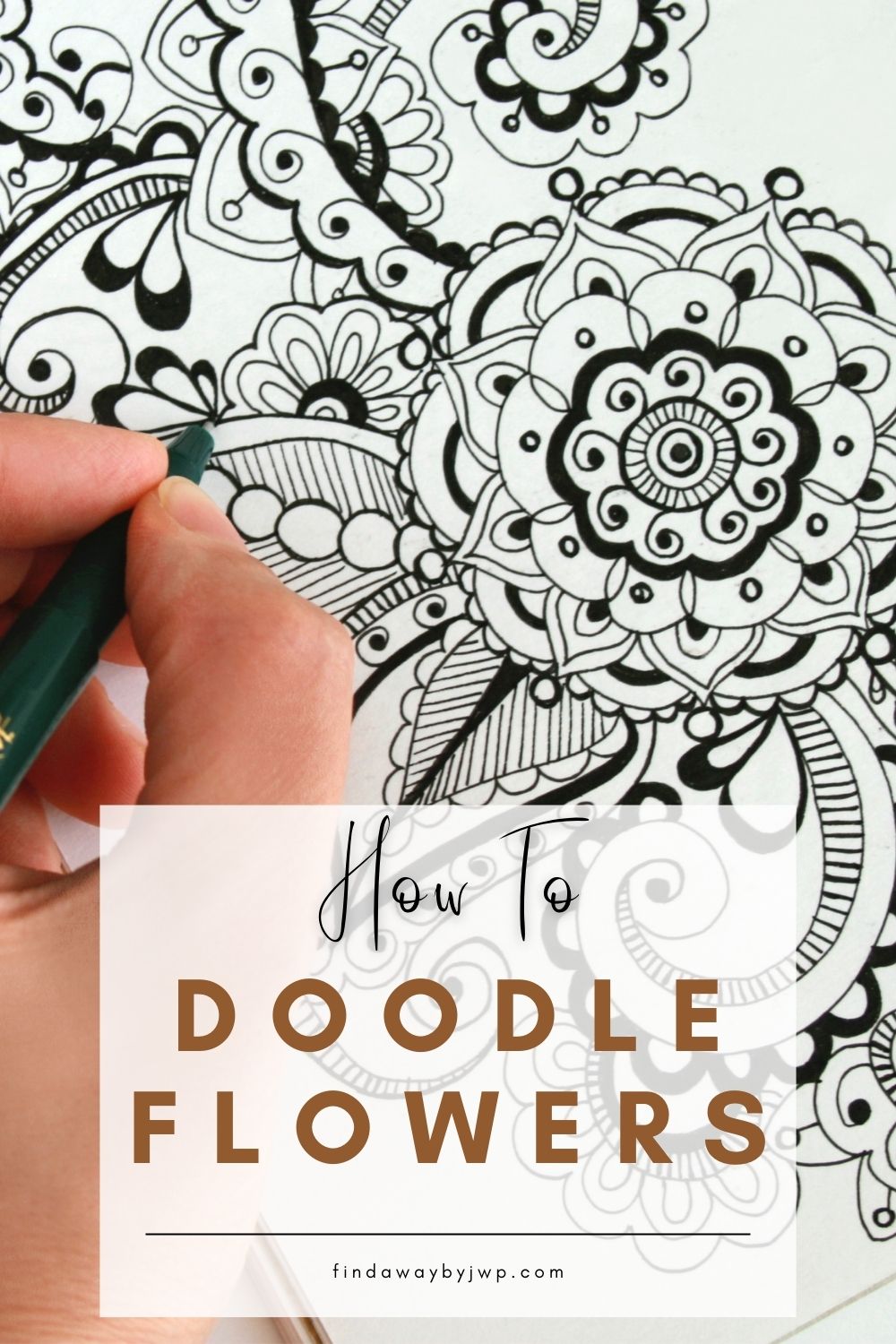 How to Doodle Flowers for your March Journal - DIY / Crafts - FindAWaybyJWP